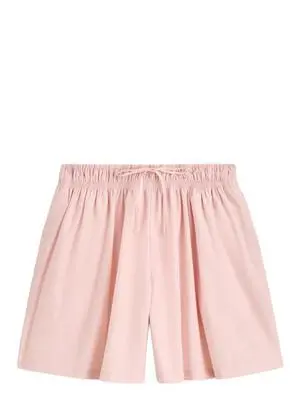 Cos Ruched Waist Shorts - Pink