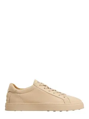 TOD'S Leather Sneakers - Beige