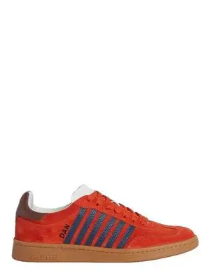 Dsquared2 Boxer Low-top Sneakers - Red And Blue