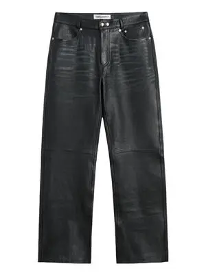 Our Legacy Carlson Straight-leg Leather Pants - No