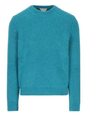 Bottega Veneta Crewneck Knit Jumper - Blue