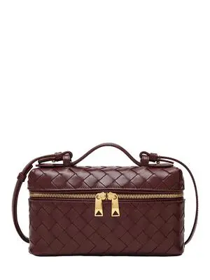 Bottega Veneta Bang Bang Vanity Case Bag - Burgundy