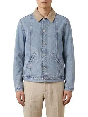 BRUNELLO CUCINELLI Brunello Cucinelli Cotton Denim Shirt Jacket With Welt Pockets