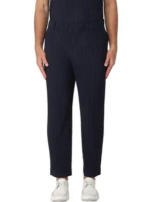 ISSEY MIYAKE Pleated Slim Fit Crêpe Trousers
