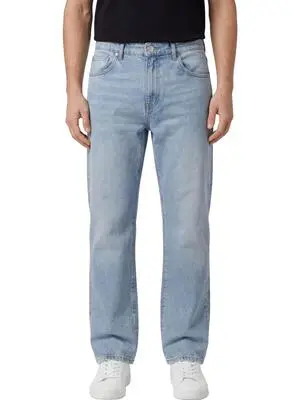 AMISH SUPPLIES James Straight Cotton Denim Jeans - Blue