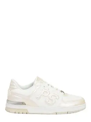 PLEIN SPORT Embossed Logo Sneakers - Bianco 4
