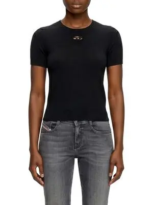 DIESEL® Ribbed Knit Top - Grey