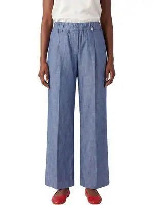 MYTHS Wide Leg Pants - Blue