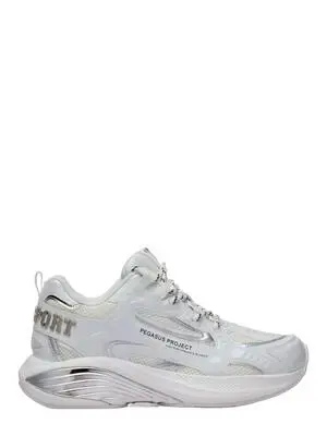 PLEIN SPORT Pegasus Project" Athletic Sneakers - White