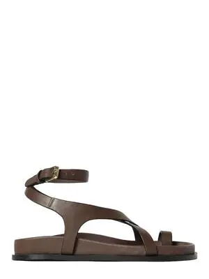 A.emery Heeled Sandal - Burnt