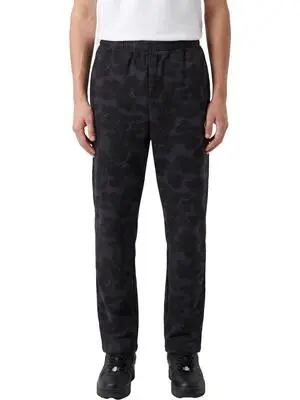 A BATHING APE Camouflage Print Jogger Pants - Black