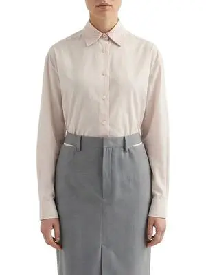 JIL SANDER Pure Cotton Shirt - White