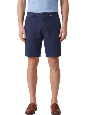 MYTHS Cotton Chino Shorts - Navy