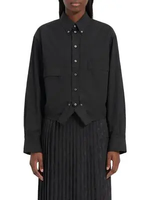 MAISON MARGIELA Button-detailed Shirt - Grey