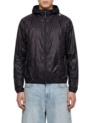 ROA Packable Technical Fabric Windbreaker - Black