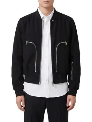 Rick Owens Polyamide Bomber Jacket - Black