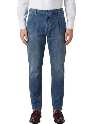 Incotex Slim Fit Stretch Denim Jeans - Blue