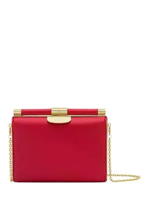 Tyler Ellis Jamie Leather Clutch Bag - Red