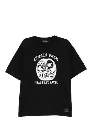PEACE AND AFTER Graphic T-shirt - Black
