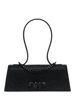 Alexander McQueen Jewelled Crystal-embellished Bag - Black