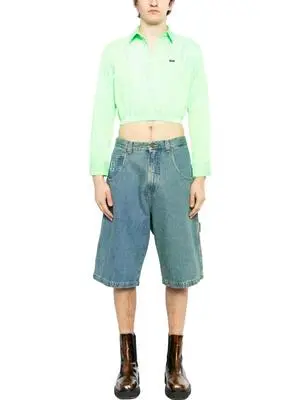Vetements Striped Shirt - Green
