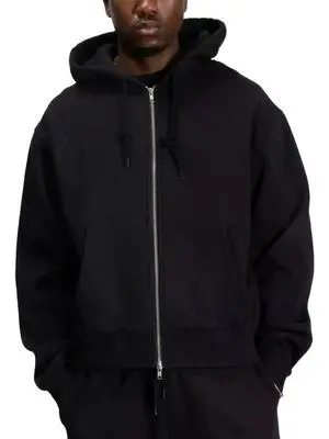 PATTA Zip-up Long Sleeve Hoodie - Black