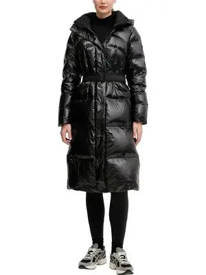 SPORTALM Puffer-style Quilted Coat - Black