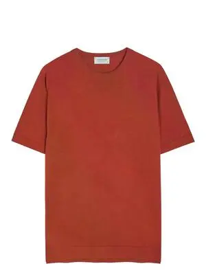 John Smedley Lorca T-shirt Red