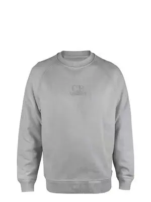 C.P. COMPANY Logo Embroidered Sweater - Grey