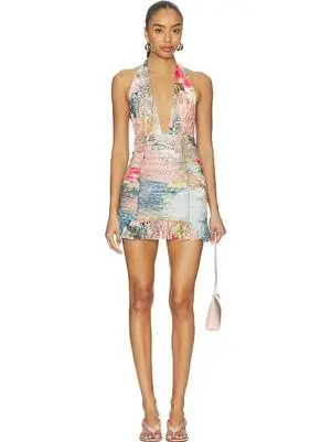 AFRM Mel Dress - Iris Patchwork