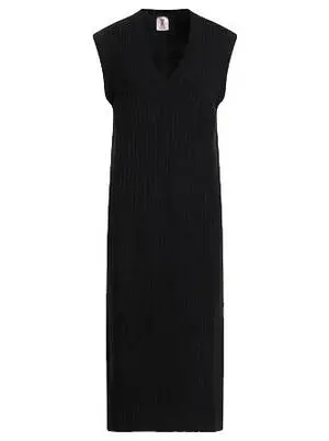 KONTATTO Bodycon Knitted Midi Dress - Black