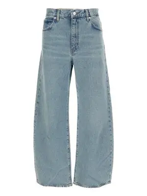 FRAME Frame The Bow Barrel Leg Jeans Sky Blue