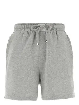 Attico The Attico Cotton Drawstring Shorts Gray