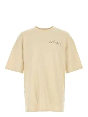 Amiri Sand Cotton Oversize T-shirt - Brown