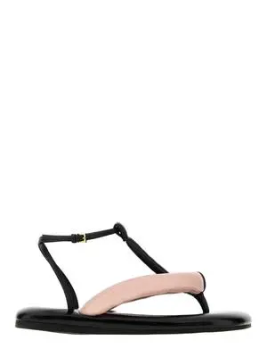 Givenchy Two-tone Leather Thong Sandals - Multicolor