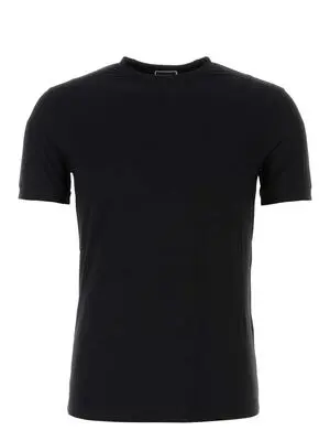 GIORGIO ARMANI Giorgio Armani Men Black Stretch Viscose T-Shirt