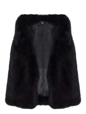 Balmain Lamb Fur Vest - Black