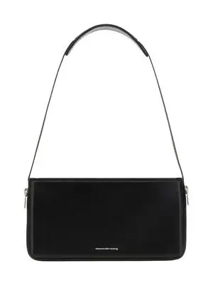 Alexander Wang Alexander Wang Leather Mini Siren Shoulder Bag Black