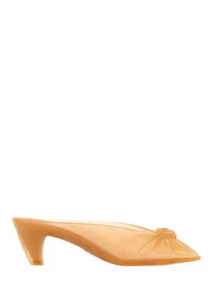 Chloé Chloe Rubber Jelly Mules Orange