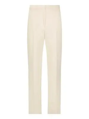 Lela Rose Stretch Twill Demi Pant - White