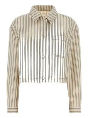 Fendi Embroidered Denim Jacket - Multicolor