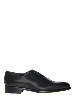 DOUCAL'S Leather Lace-up Shoes - Black