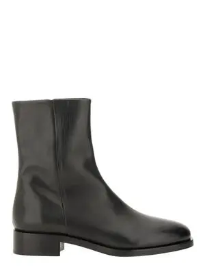 AEYDĒ Aeyde Round-Toe Chelsea Ankle Boots