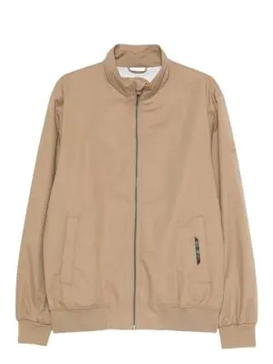 SAVE THE DUCK High-neck Long-sleeve Casual Jacket - Nude