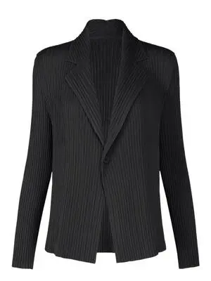 ISSEY MIYAKE Issey Miyake Single Breasted Pleated Jacket