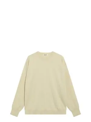 Auralee Classic Cotton Crewneck Sweater - No
