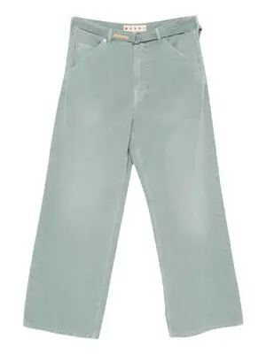 Marni Belted Casual Pants - Gray