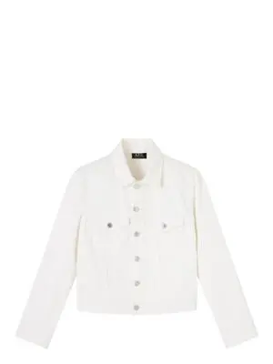 A.p.c. Denim Dion Jacket - White