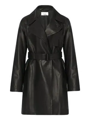 THE ROW The Row Belted Leather Trench Coat