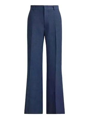 Polo Ralph Lauren High-rise Flared Trousers - Blue
